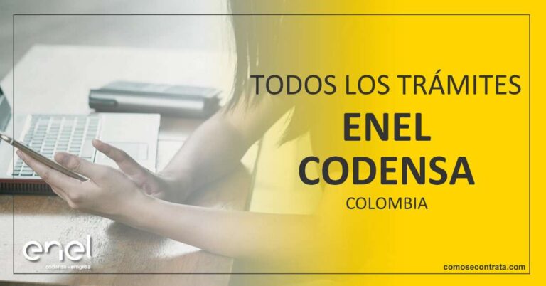 Enel Codensa: todos los trámites en línea y líneas de contacto
