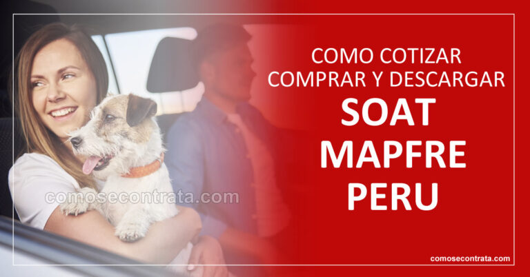 SOAT Mapfre Perú - Cotizar, Consultar y Comprar
