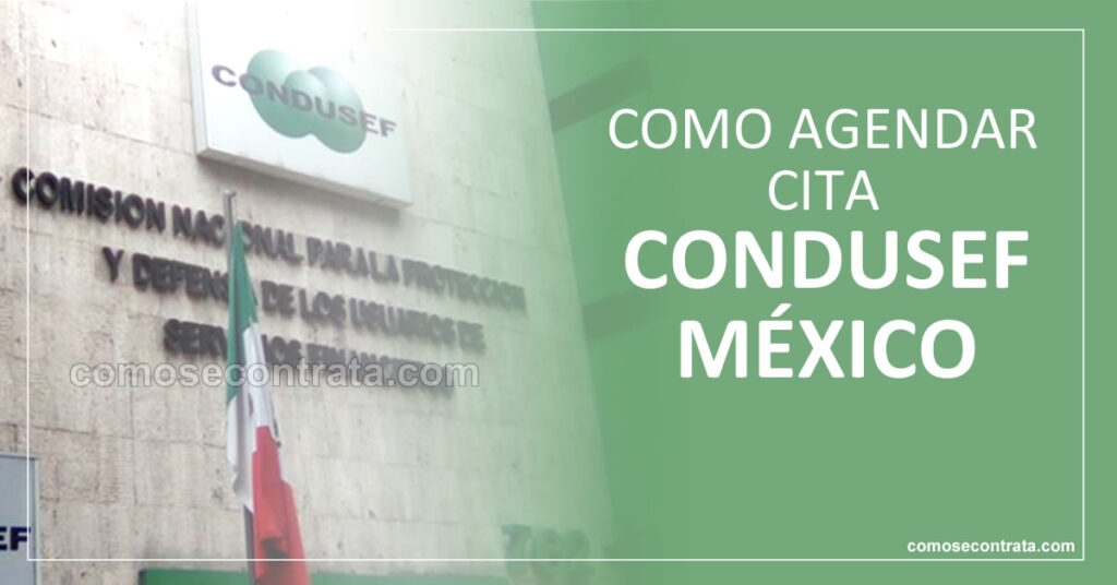 Condusef - Sacar Cita Presencial (En Línea o Teléfono)