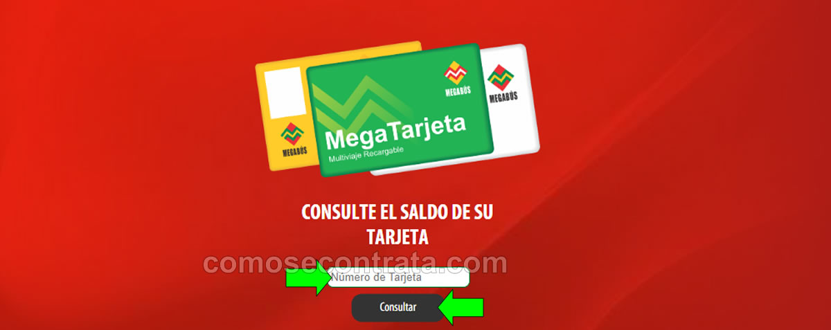 Tarjeta Megabús - Cómo Sacar, Consultar Saldo y Recargar