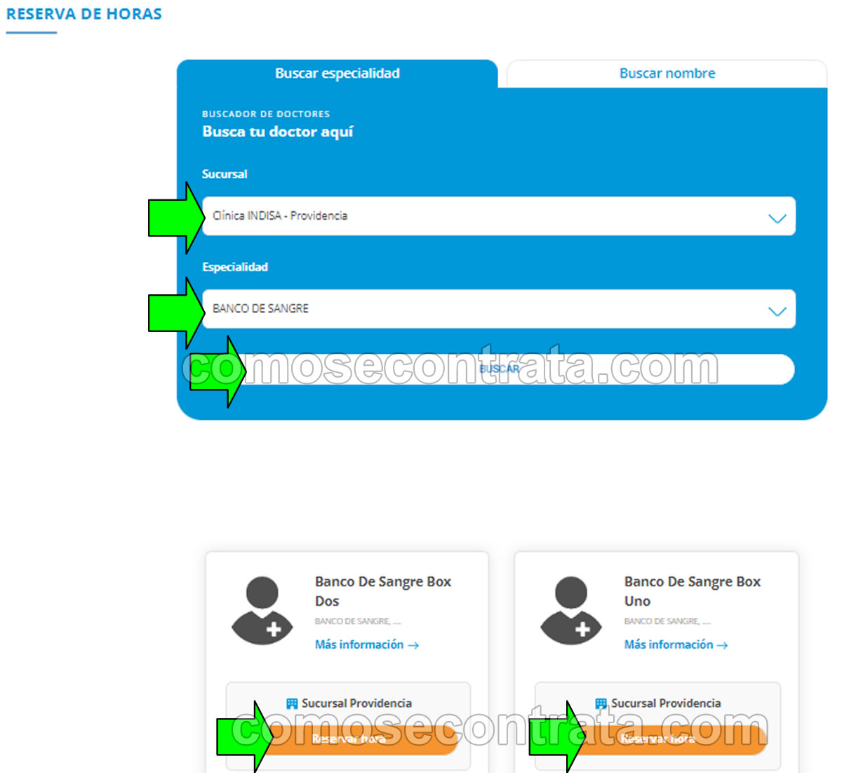 Clínica Indisa - Cómo Reservar Horas. Especialidades y más